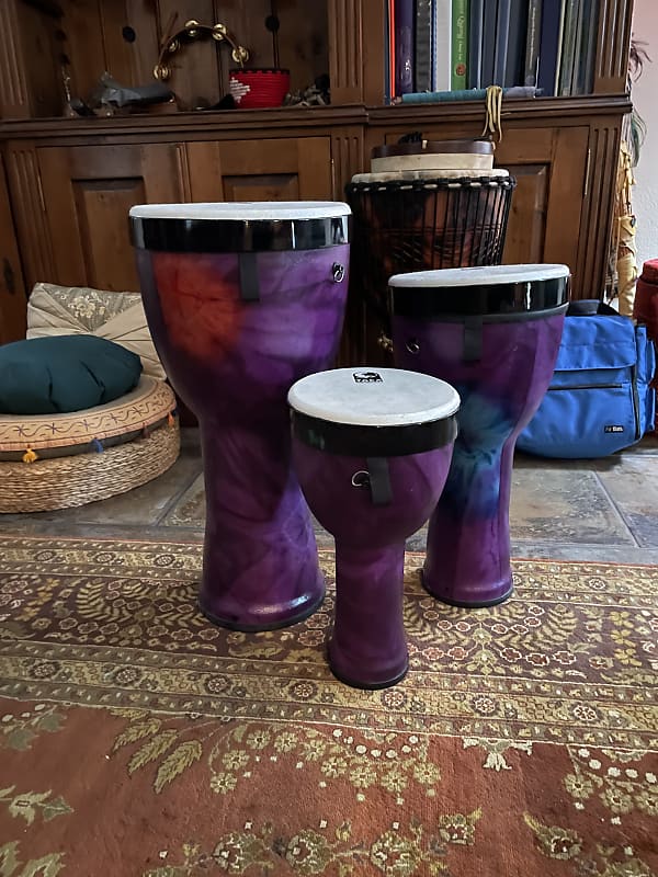 Set of 3 Toca Nesting Drums 2022 - Woodstock Purple | Reverb