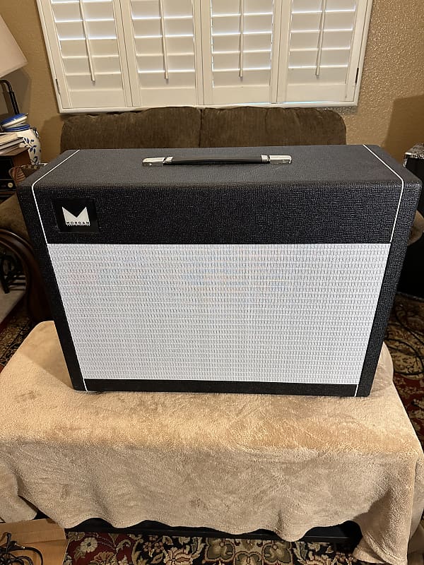 Morgan 212 Gold 125w Open Back Cabinet Celestion Gold & | Reverb