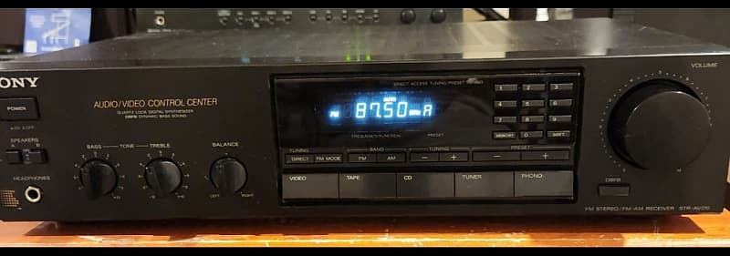 Sony Vintage Sony STR-AV210 AM/FM Stereo Receiver (1989-90) | Reverb
