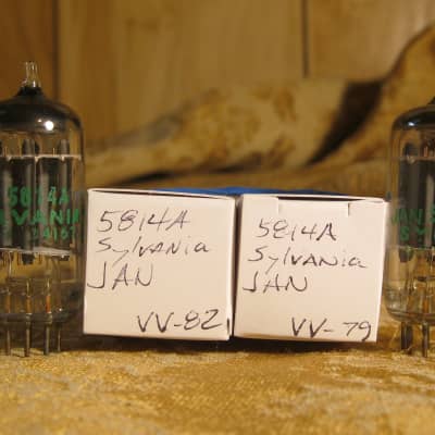 RCA 5814A Military 12AU7 1956 Blackplate 3 Mica | Reverb