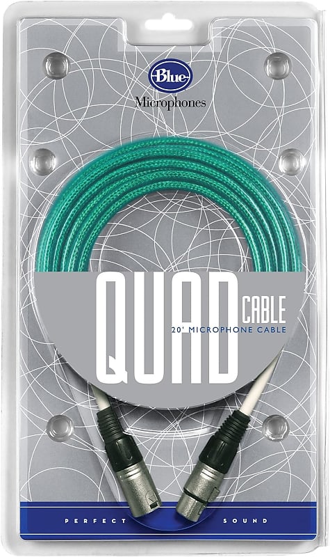 Blue Quad Mic Cables | Reverb