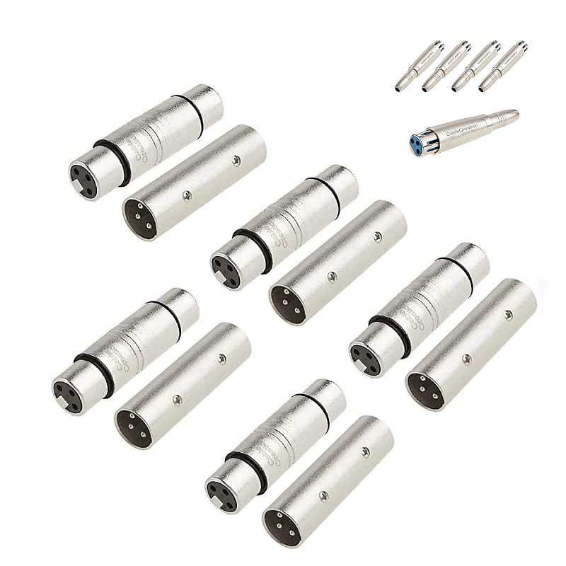 Bundle – 2 Items [5-Pair] Xlr Female To Female & Xlr Male To | Reverb
