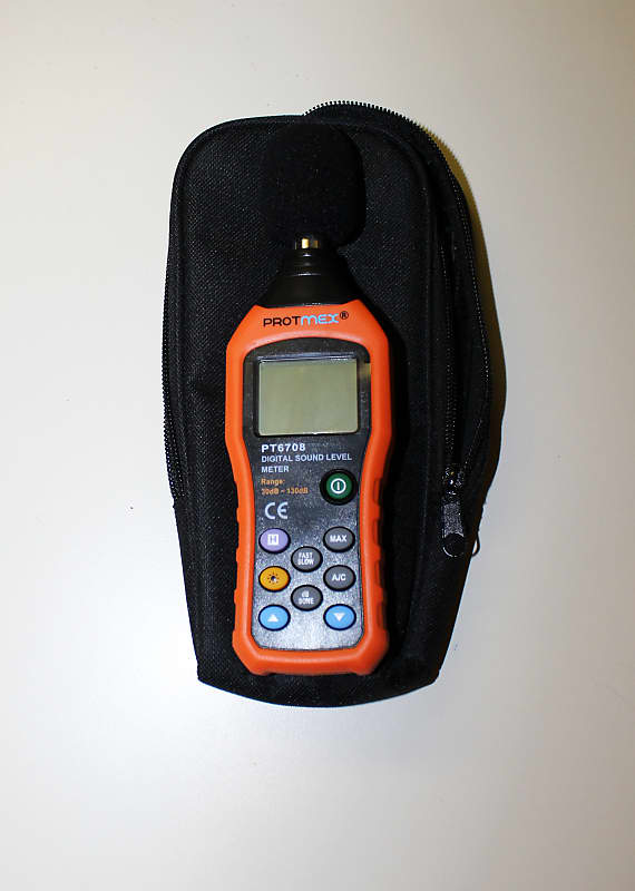 Protmex PT6708 Digital Sound Level Meter 30-130 dBa | Reverb