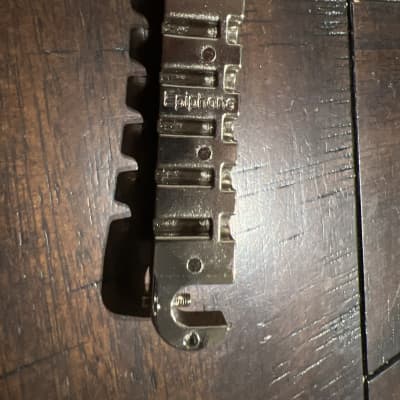 Epiphone Compensated wrap around bridge and tailpiece | Reverb