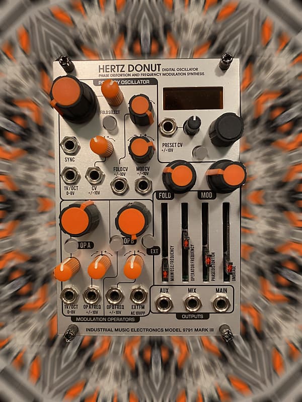 Industrial Music Electronics Hertz Donut Mk3 2018 - silver | Reverb