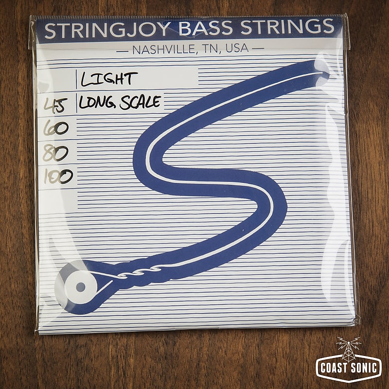 Stringjoy Light Gauge (45-100) 4 String Long Scale Nickel | Reverb
