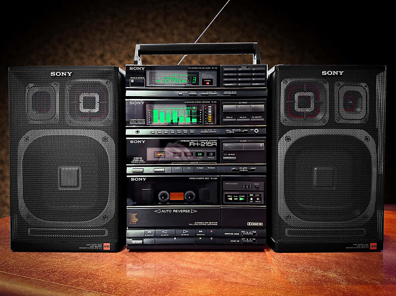Sony FH-215R 🔥RARE🔥 Vintage Stereo Cassette System | Reverb