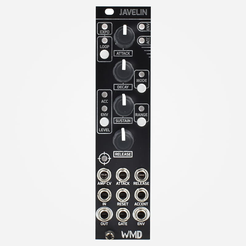 WMD JAVELIN Eurorack Advanced ADSR Envelope and VCA Module | Reverb