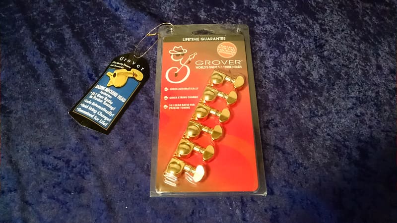 *NEW* Grover Locking Tuners Gold 6 inline RH | Reverb