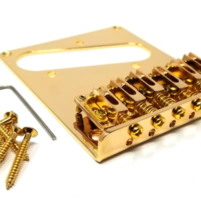 Brio 12 String Tele® Bridge Gold | Reverb