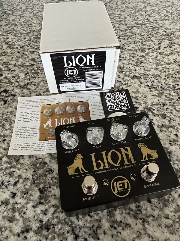Jet Pedals Lion Distortion 2024 - Black | Reverb