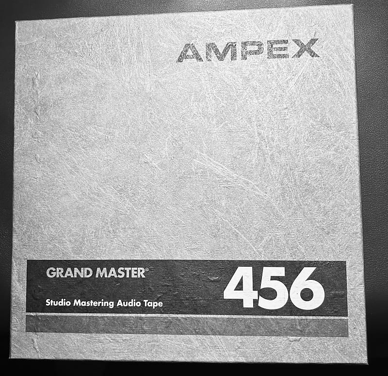 Ampex 456 Grandmaster 1/4” Tape - NOS - Metal Reel | Reverb