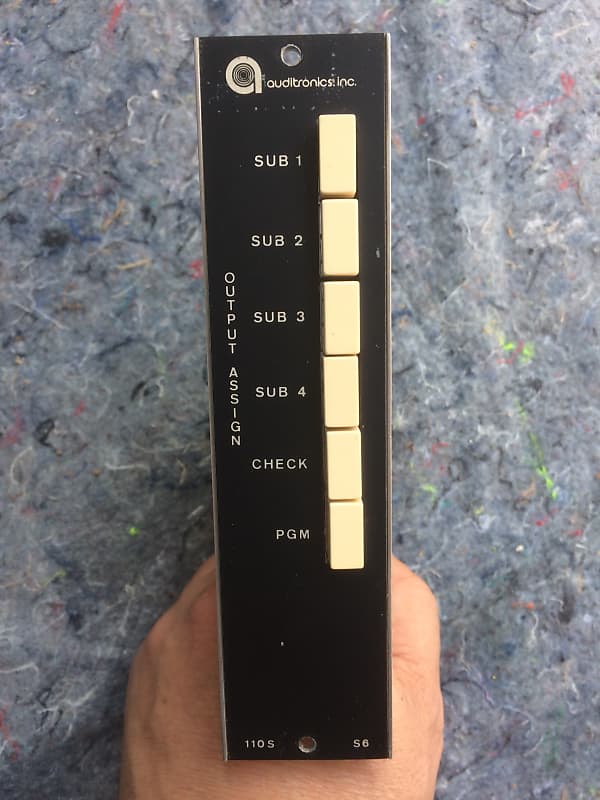 Auditronics 110S S6 Output Assign module 1970's | Reverb
