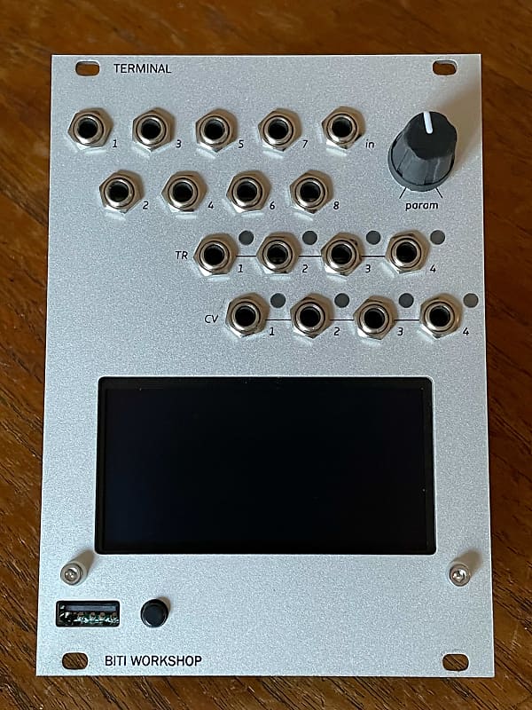 Terminal (DIY Monome Teletype) 2022 - Silver w/ ii2c 2 | Reverb UK