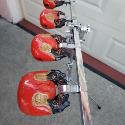 Vintage Leedy/ Ludwig Temple Wood Blocks With Stand | Reverb