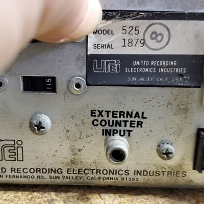 Vintage UREI 525 Electronic Crossover w/manual | Reverb