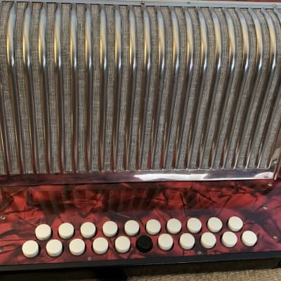 Hohner B/C Double Ray De Luxe Black Dot Accordion, 1960s - | Reverb