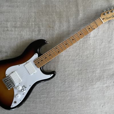 1984 Squier Bullet H-2 H2 Sunburst Split Coil Humbuckers SQ | Reverb