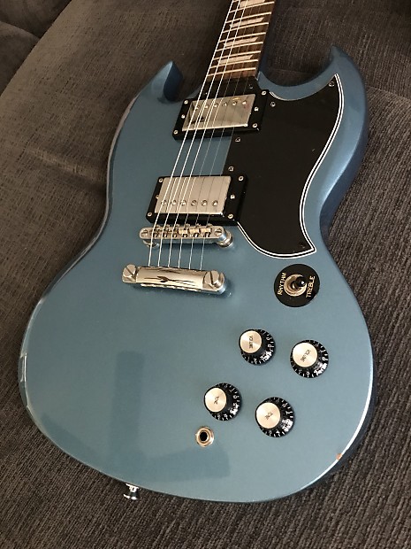 Epiphone SG G-400 2007 Pelham Blue | Reverb