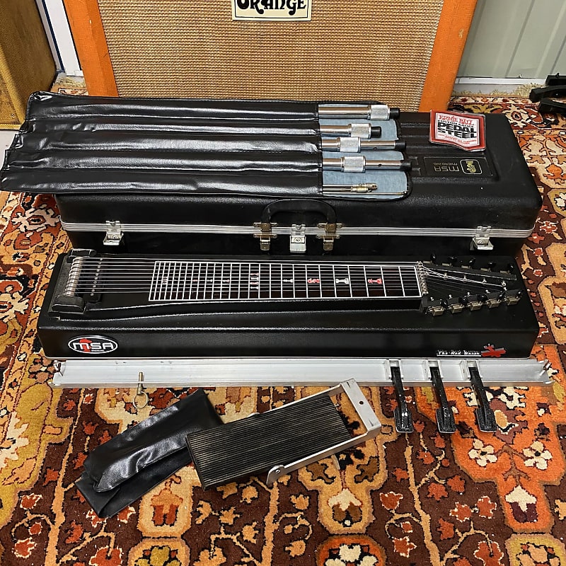 Vintage MSA The Red Baron 10 String Pedal Steel Electric | Reverb
