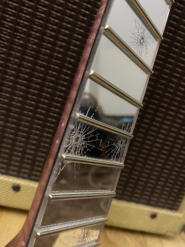 Dgc Dream Guitar Co Saloon bullet hole shattered glass 2023 | Reverb