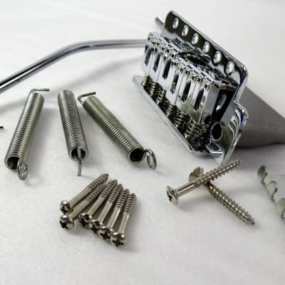 Tremolo System Complete Kit Chrome 6 Screw Type All Hardware | Reverb