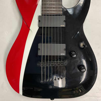 DBZ Barchetta RX7 2010 - Black/Red 7 String w/EMGs | Reverb