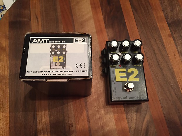 AMT Electronics E2 Black Yellow | Reverb UK