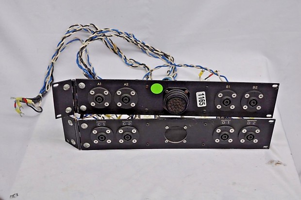 Socapex 19 pin female 2U x 2 patch panel with (8) NL4 | Reverb