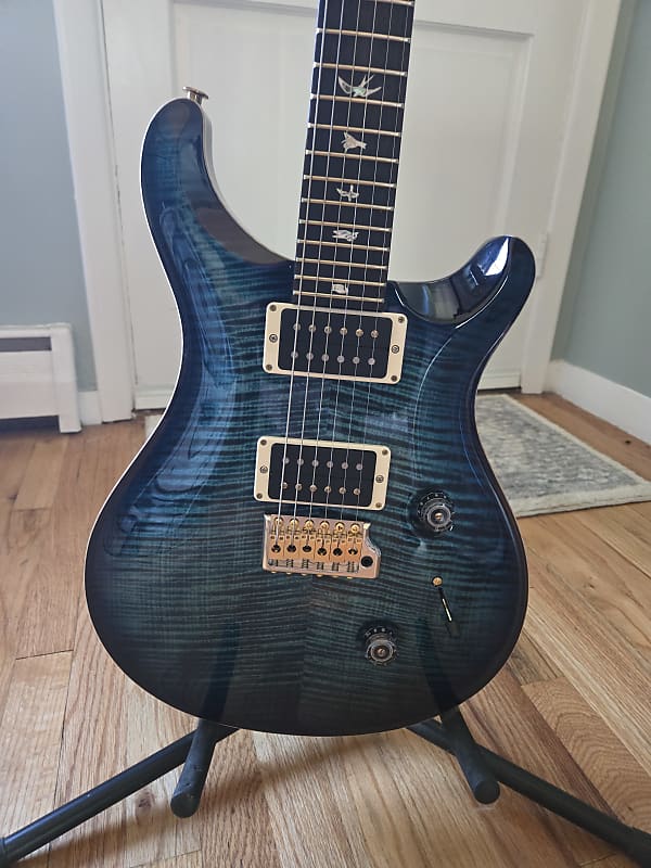 PRS Custom 24 10-Top - Cobalt Blue | Reverb