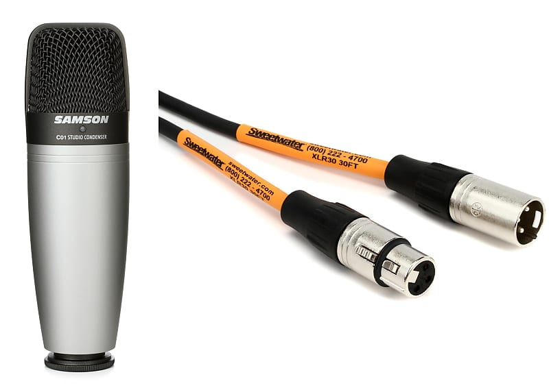 Samson C01 Large-diaphragm Condenser Microphone Bundle with | Reverb