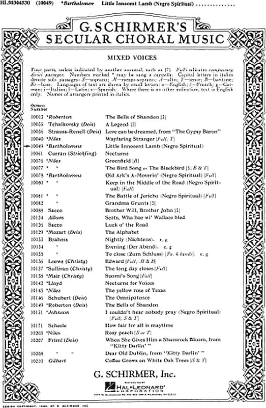 Little Innocent Lamb - Traditional Spiritual | Reverb