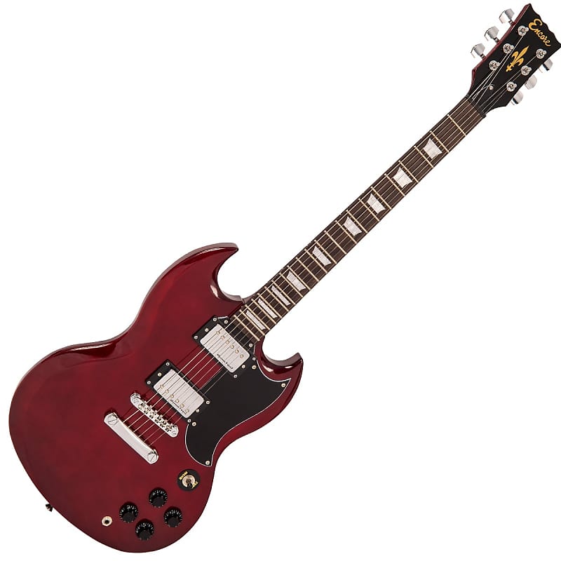 Encore E69 Electric Guitar ~ Cherry Red | Reverb