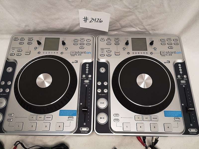 Stanton C.314 Single CD/MP3 Players Sold Together As A Pair | Reverb