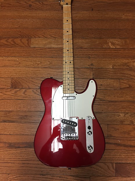 Fender Mexican-telecaster Red | Reverb