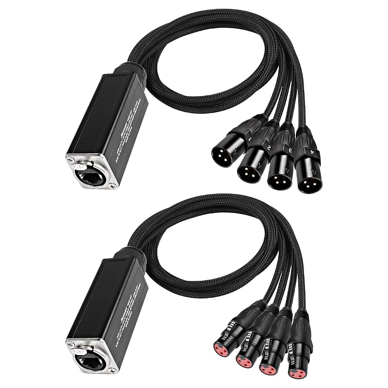 Audio Snake 4 Channel 3 Pin XLR Extender Multi Network | Reverb
