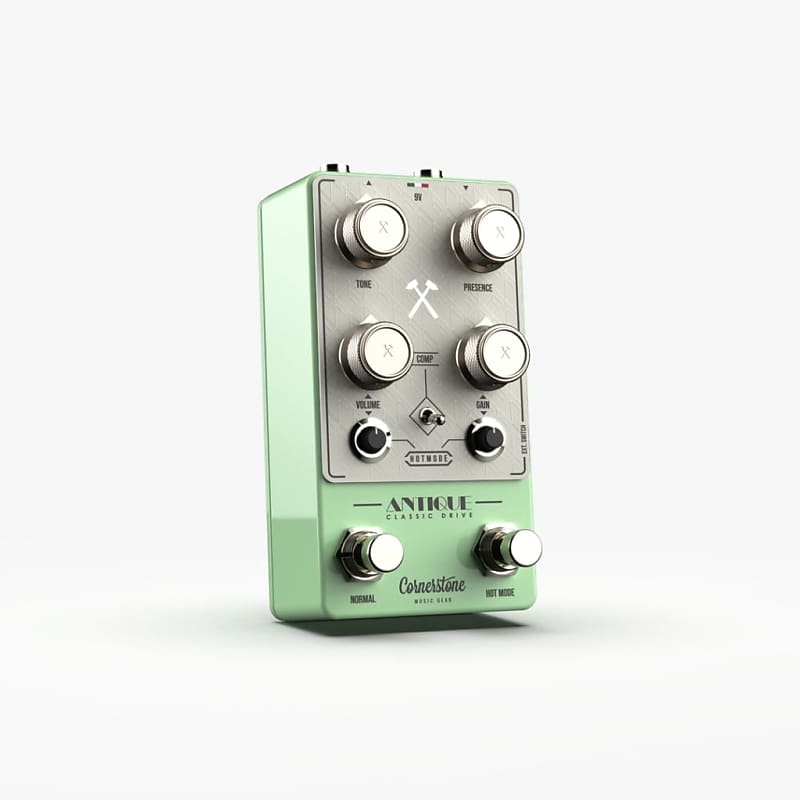 Cornerstone Antique V3 Classic Drive Pedal Surf Green | Reverb