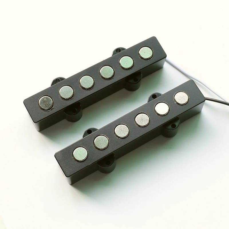 6 String Jazz Bass Style Ceramic Large Pole Pickups Set | Reverb UK