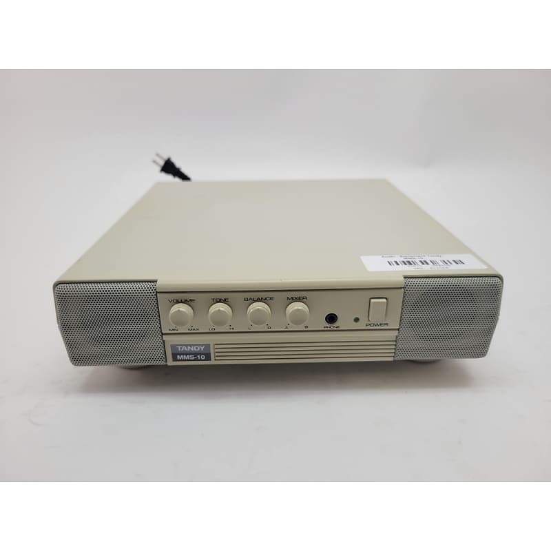 Vintage Tandy MMS-10 Computer Stereo Amplifier Speaker - | Reverb