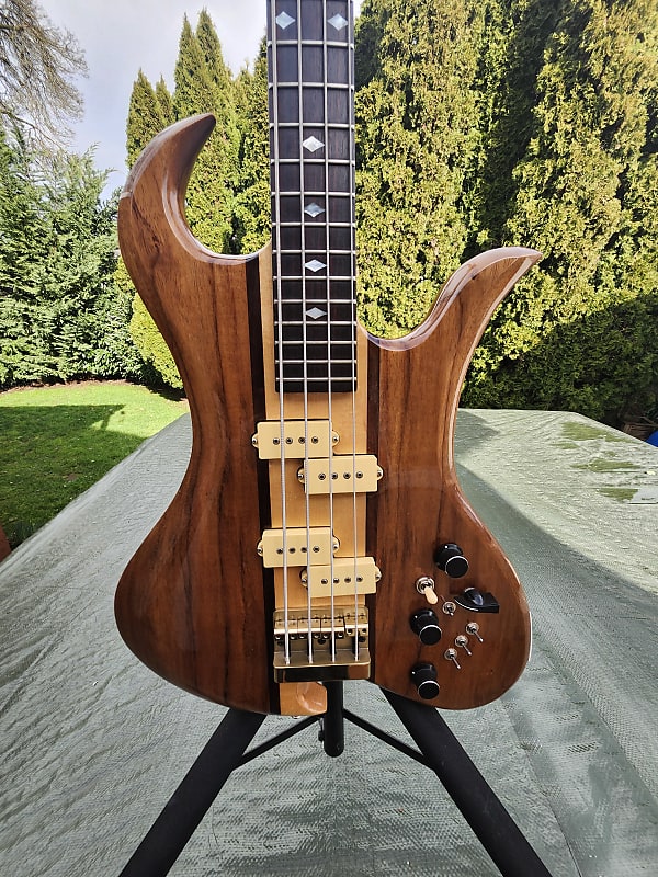 B.C. Rich Wave bass guitar USA BC | Reverb