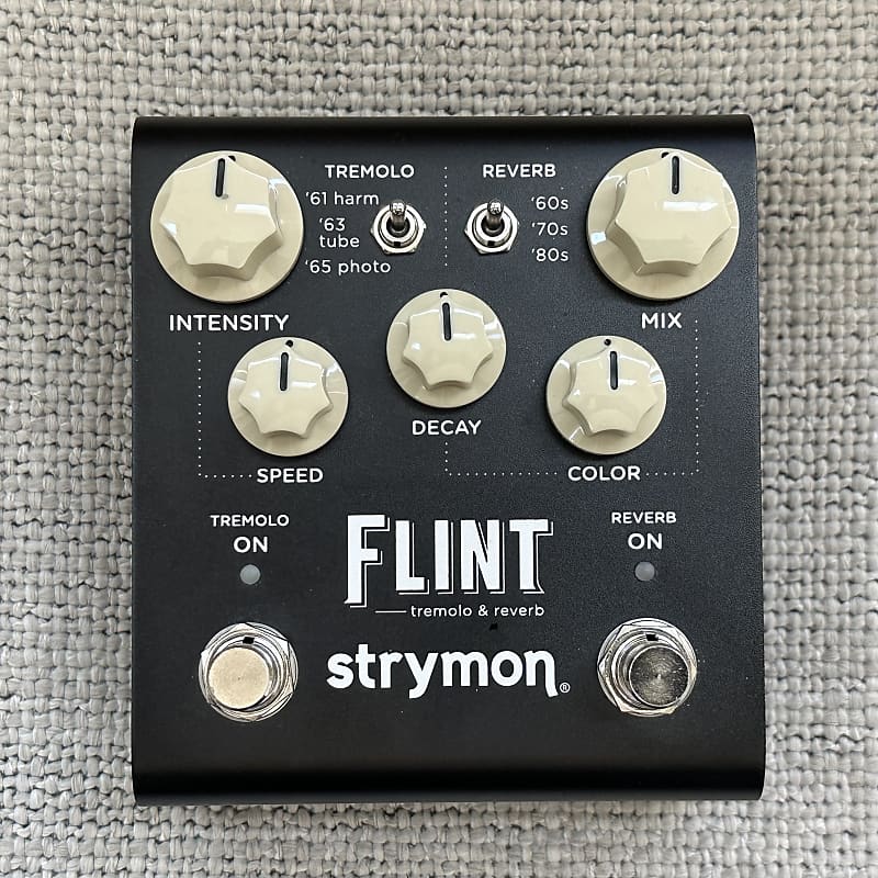 Strymon Flint Reverb and Tremolo V2 2022 - Present - Black | Reverb