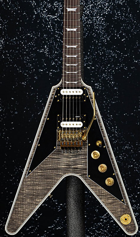 Dean USA Custom V Trans Charcoal | Reverb