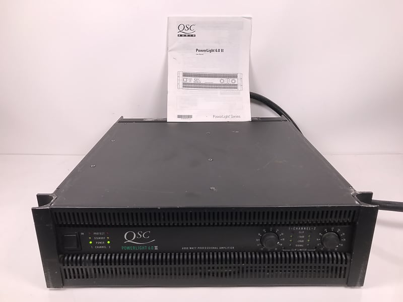 QSC Powerlight 6.0 II Non-PFC 6000-W 2-Channel Power | Reverb