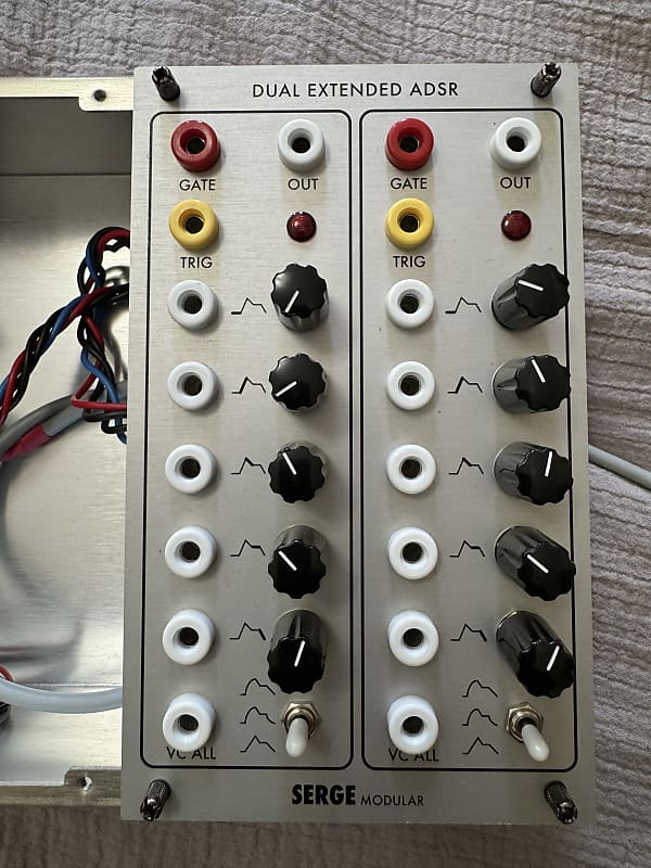 Random Source Serge Dual Extended ADSR 4U 2023 - Gray | Reverb