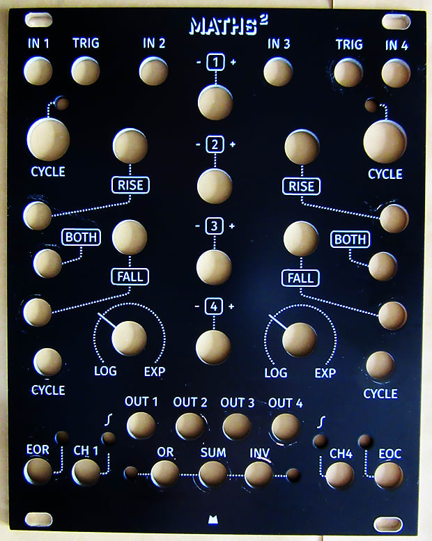 Mork Modules Maths Panel 2022 - Matt Black | Reverb