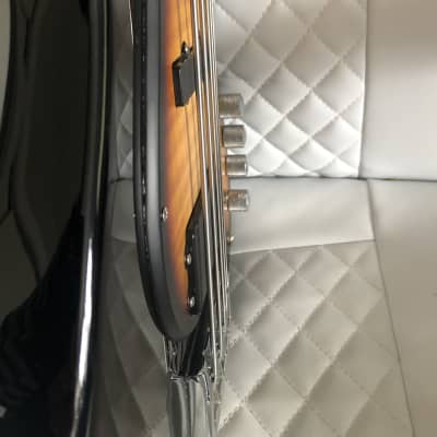 Brubaker MJX - Satin Tobacco 5 String Electric Bass | Reverb