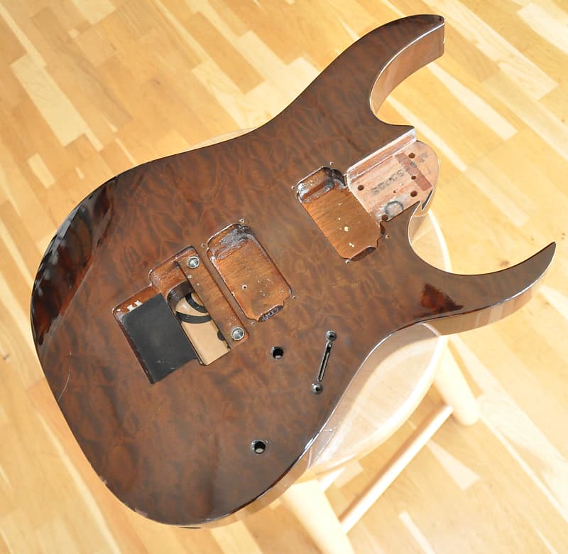 Ibanez RG520QS TK Transparent Black Body / Made In Japan / | Reverb