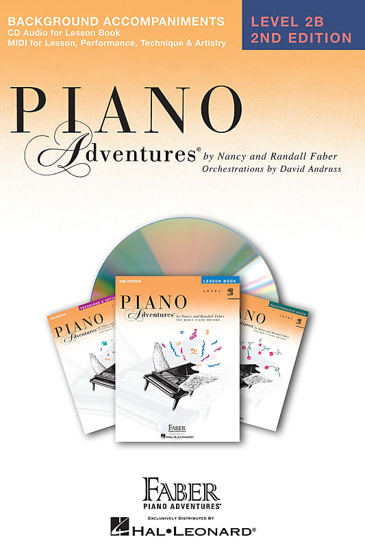Level 2B- Lessons Book CD Piano Adventures Faber Piano | Reverb