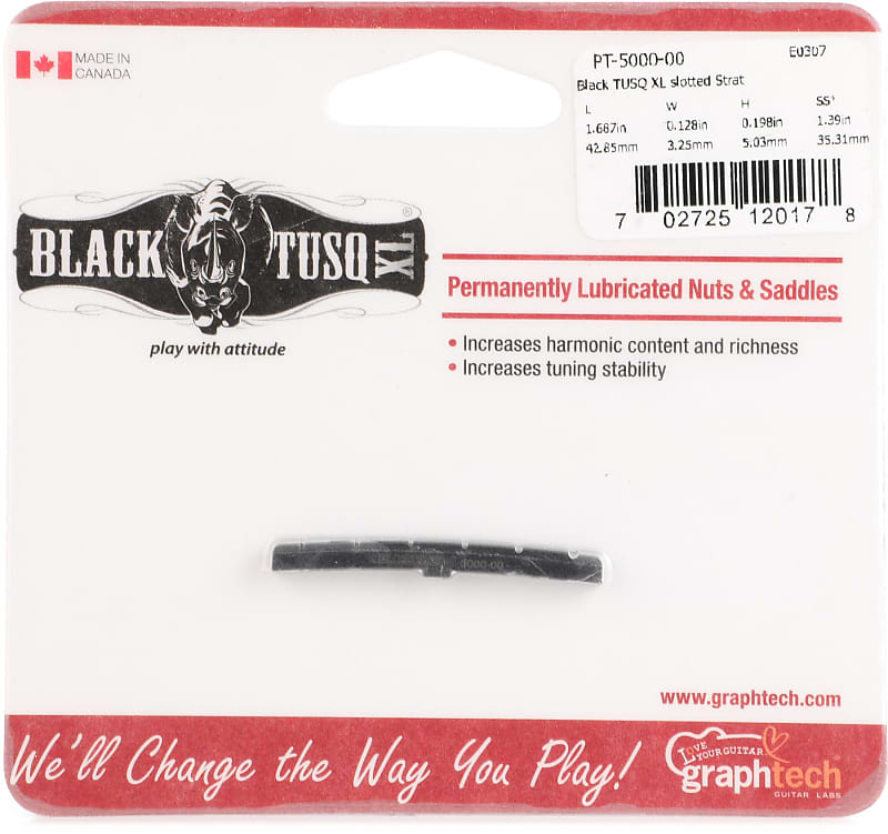 Graph Tech PT-5000-00 TUSQ XL Slotted Strat and Tele Guitar | Reverb