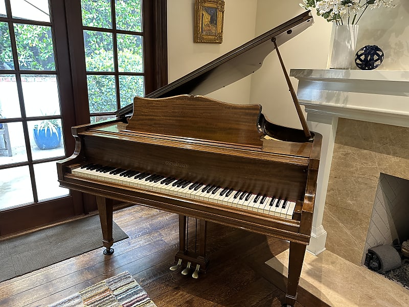 Chickering & Sons Baby Grand early 1900s - Mahogany | Reverb
